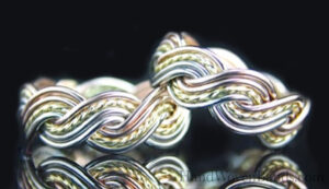 Eight Strand Closed Weave Ring - HandWovenBands.com